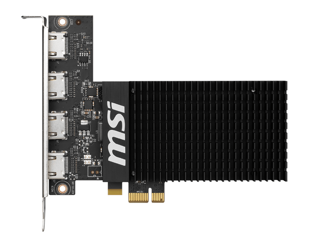 MSI GEFORCE GT 710 2GD3H 4HDMI GRAPHICS CARD – Mehta Brothers Shop