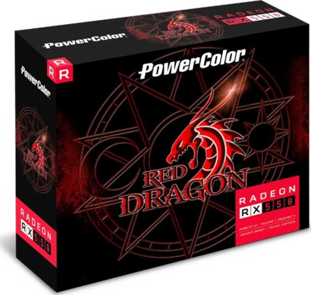 POWER COLOR RED DRAGON AMD RX550 2GB GDDR5 GRAPHICS CARD – Mehta ...