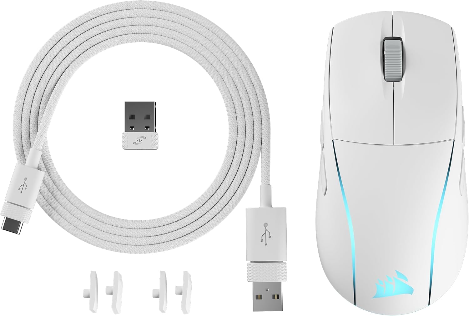 CORSAIR M75 WIRELESS GAMING MOUSE OPTICAL WHITE CH-931D011-AP – Mehta ...