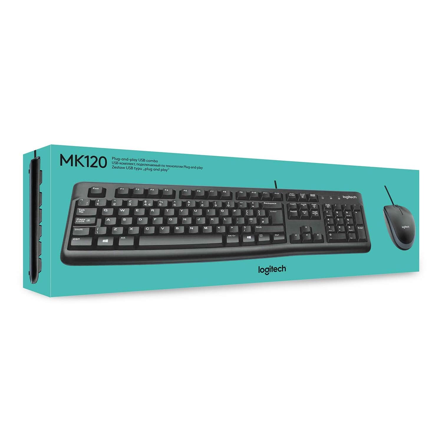 LOGITECH MK120 WIRED USB KEYBOARD AND MOUSE COMBO – Mehta Brothers Shop